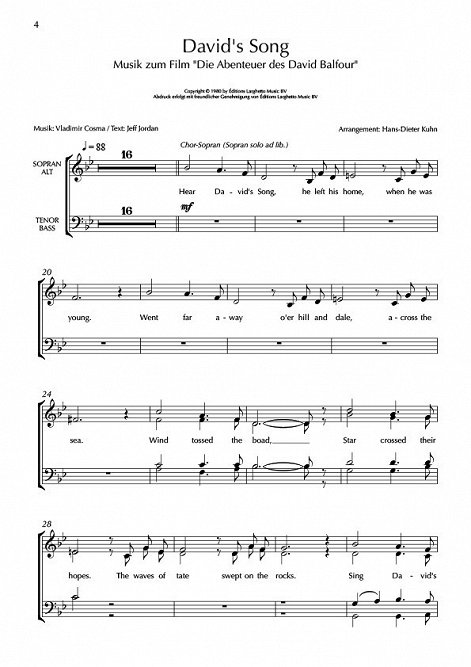 Vladimir Cosmar - David's Song